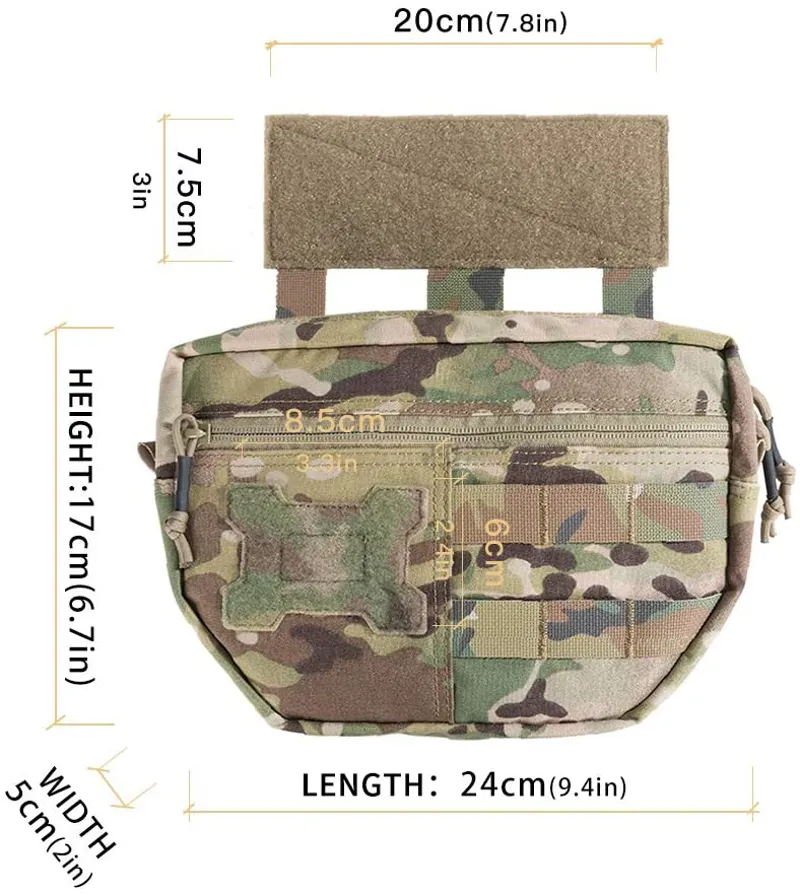 MOLLE Drop Admin Dump Dangler Pouch