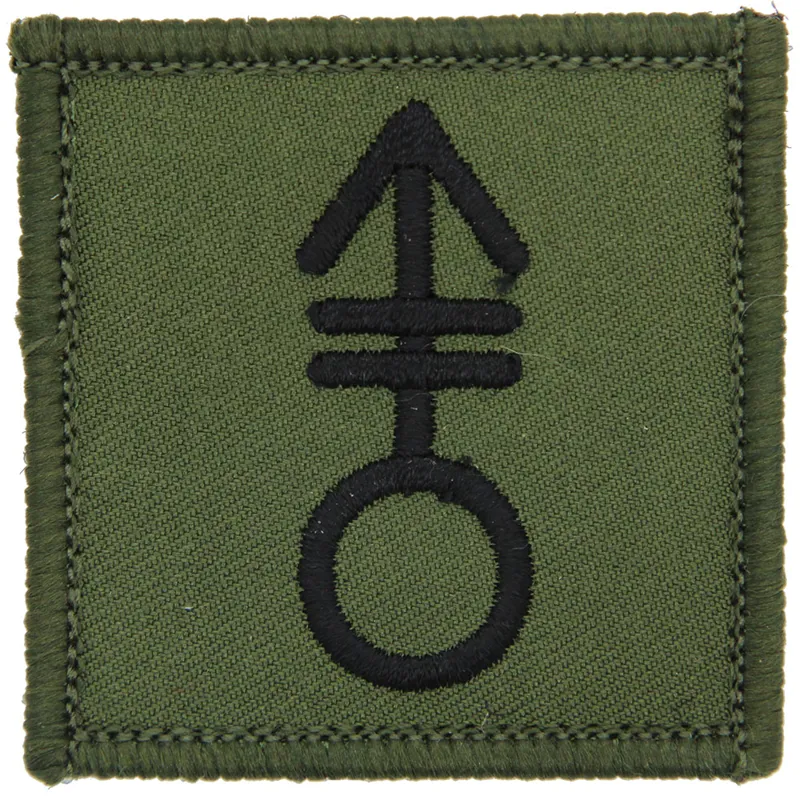 Mortars Map Symbol Subdued Hook and Loop Patch