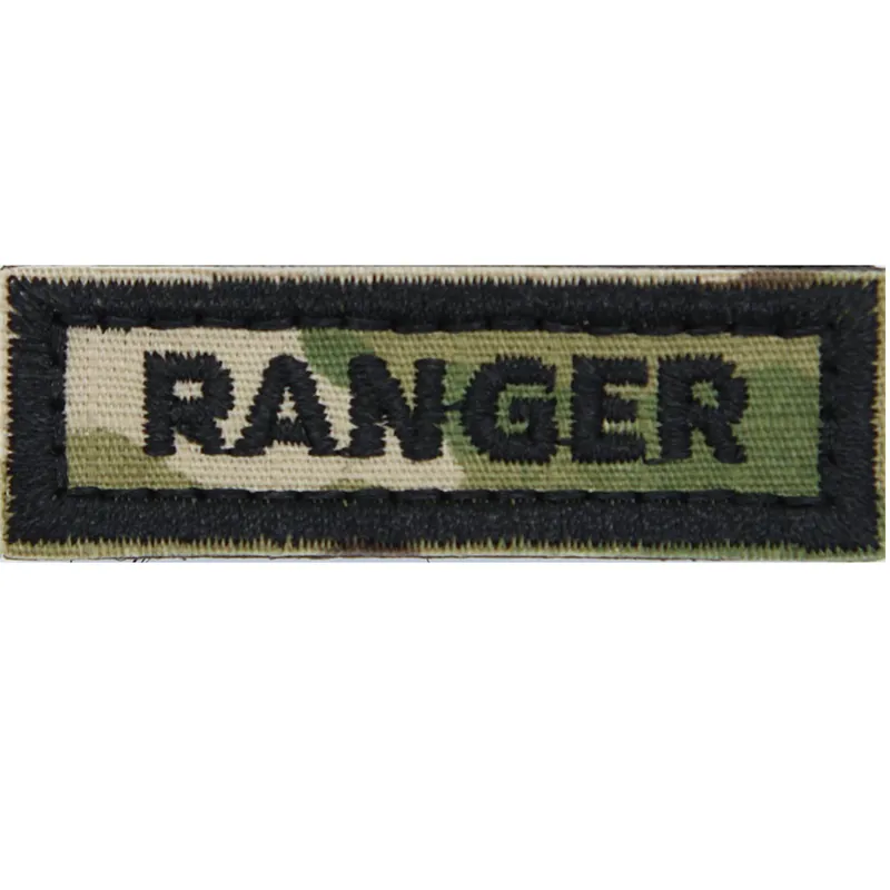Ranger Multicam Hook and Loop Qualified Badge