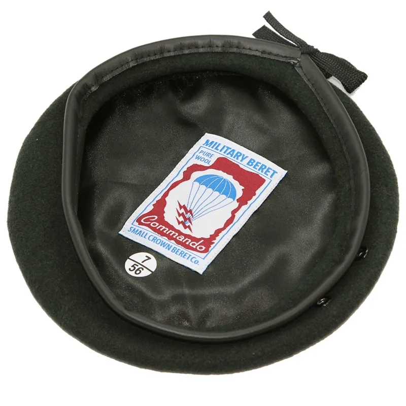 Rifle Green Commando Small Crown Berets Co