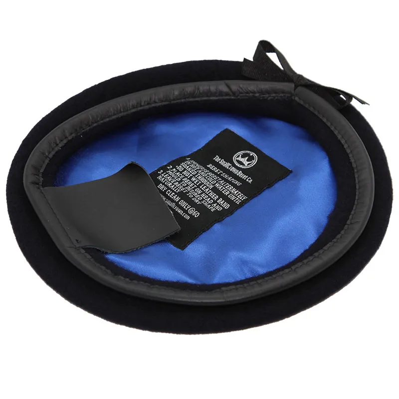 Navy Blue Commando Small Crown Berets Co