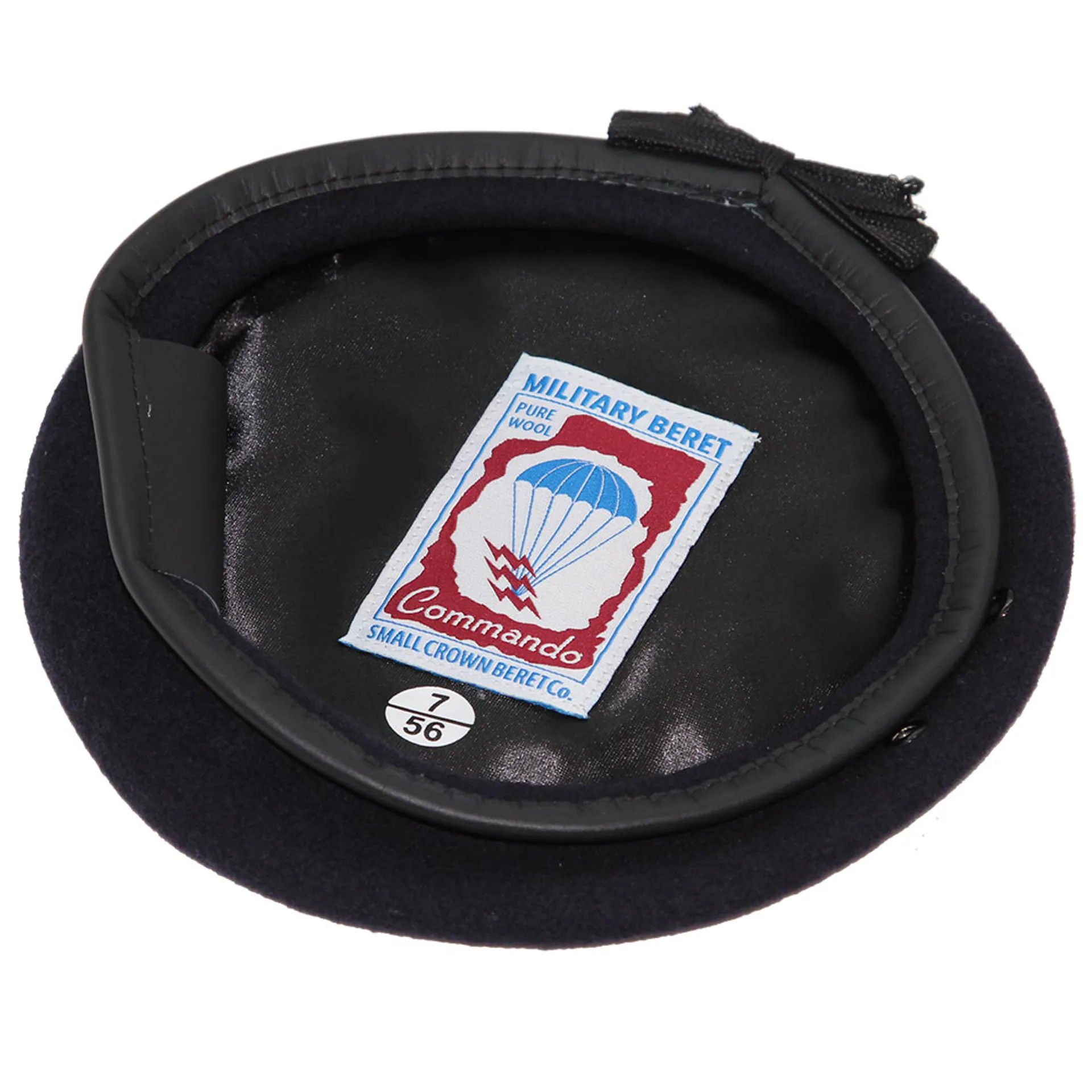 Navy Blue Commando Small Crown Berets Co