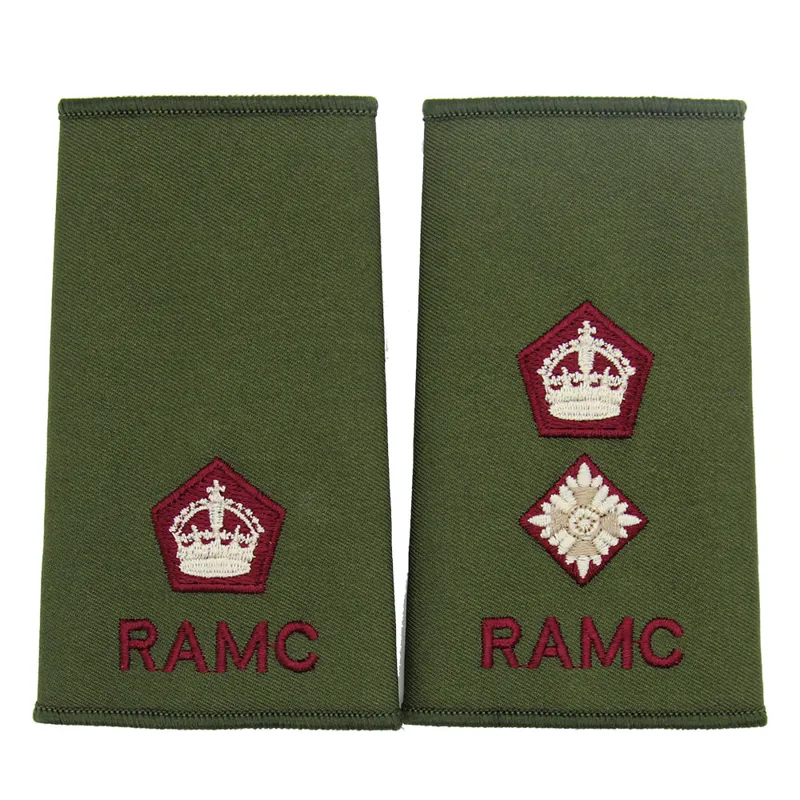 RAMC Olive Officers Rank Slides