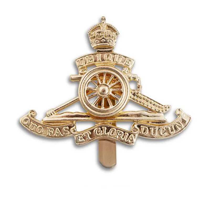 Royal Artillery Kings Crown Other Ranks Cap Badge