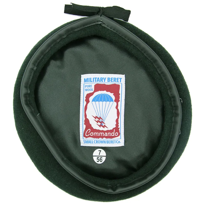 Rifle Green Commando Small Crown Berets Co