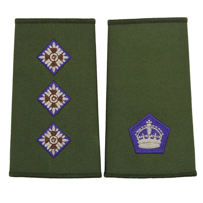 Royal Army Chaplains Dept RAChD Olive Ranks Slides