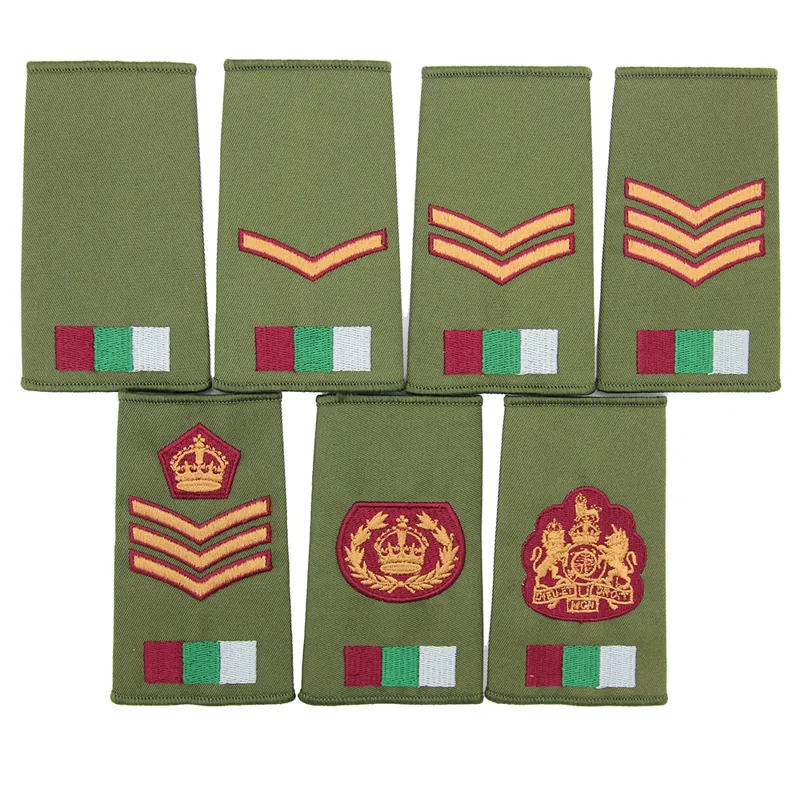 Royal Army Medical Services OD Rank Slides