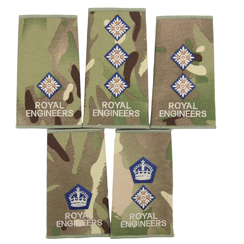 Royal Engineers MTP RE Officers Rank Slides
