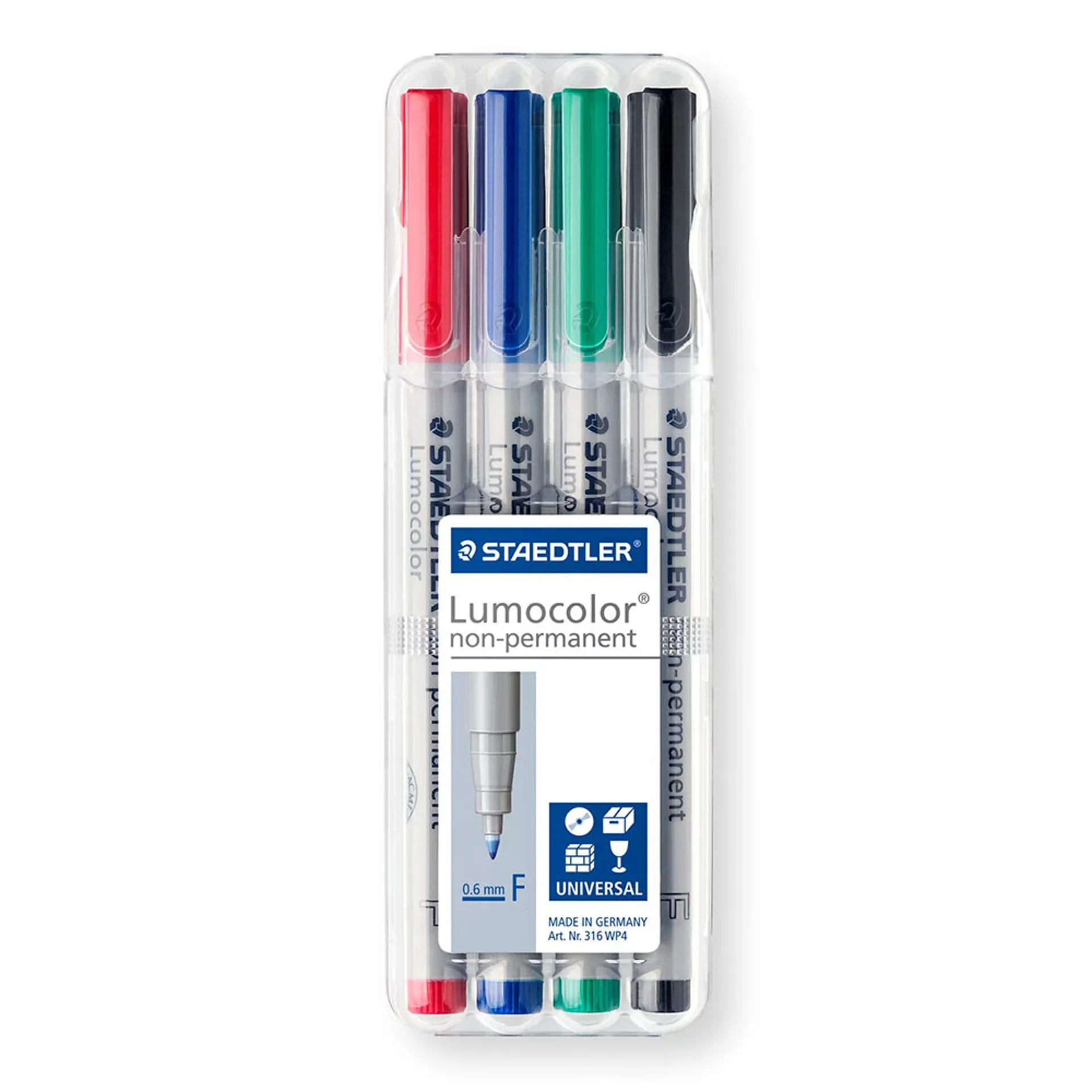 Staedtler Lumocolor Non-Permanent Pen 316 WP4