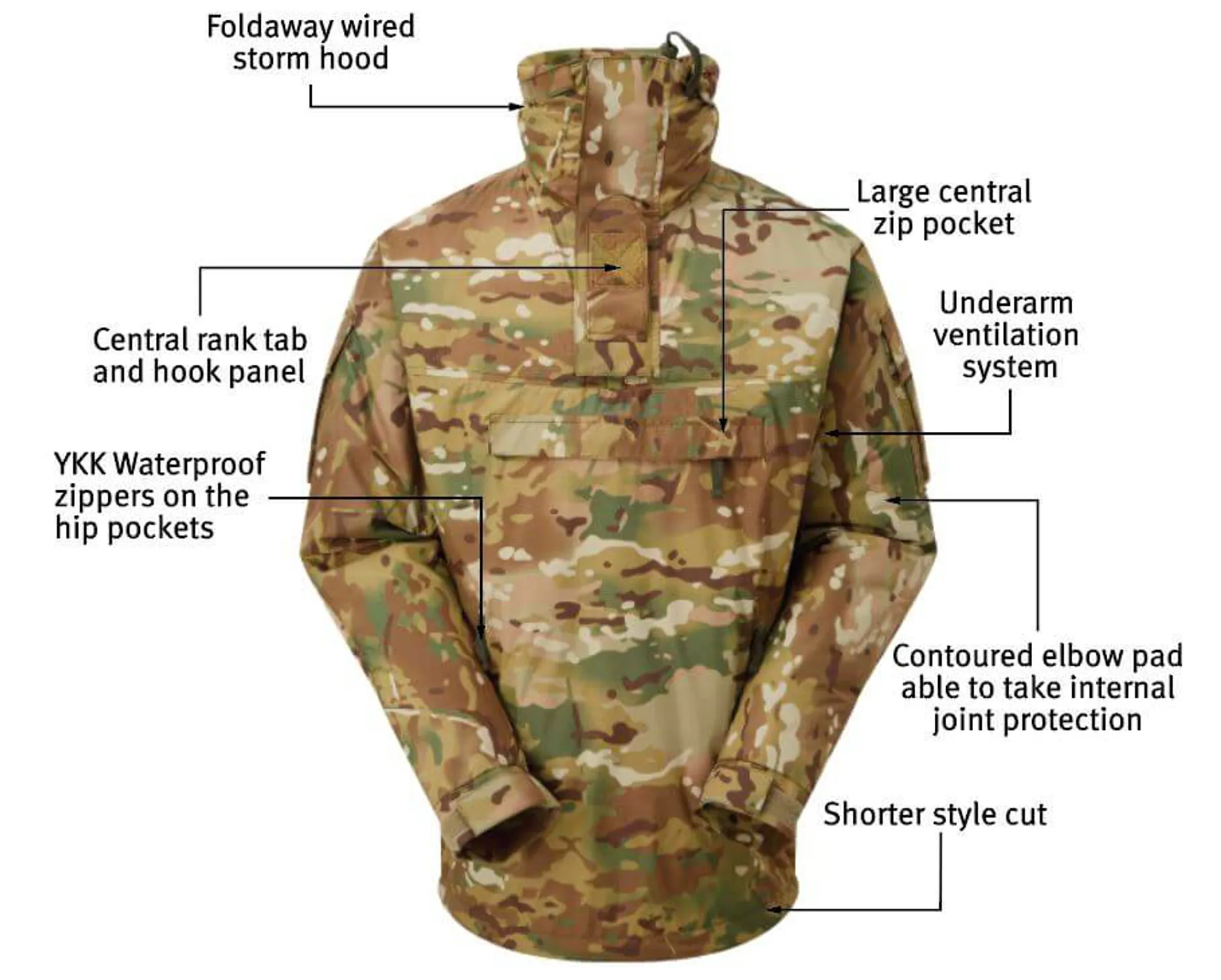 Keela Multicam SF Belay Smock 4.0 GEN 4 MTC