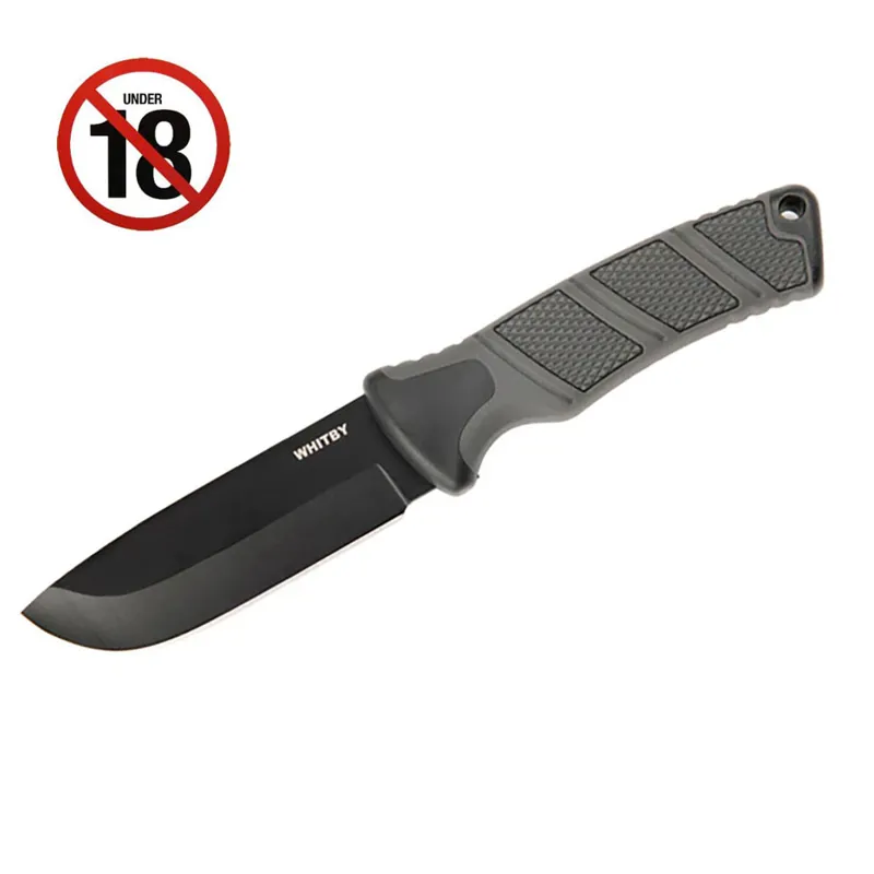 Whitby Black Sheath Knife 4 Inch Blade