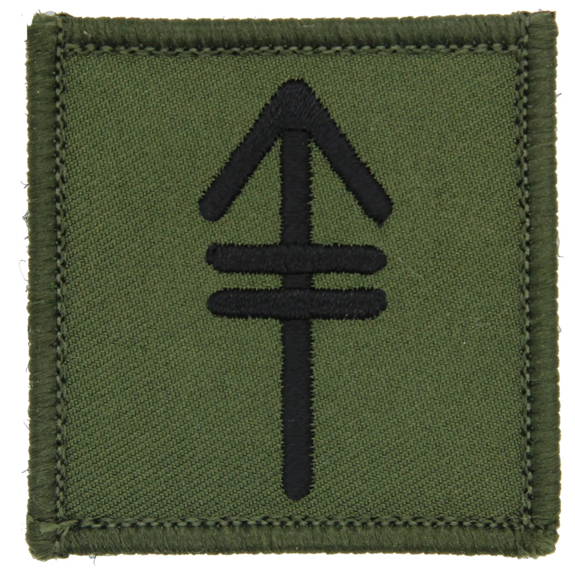 Machine Guns Map Symbol Hook and Loop Subdued Patch