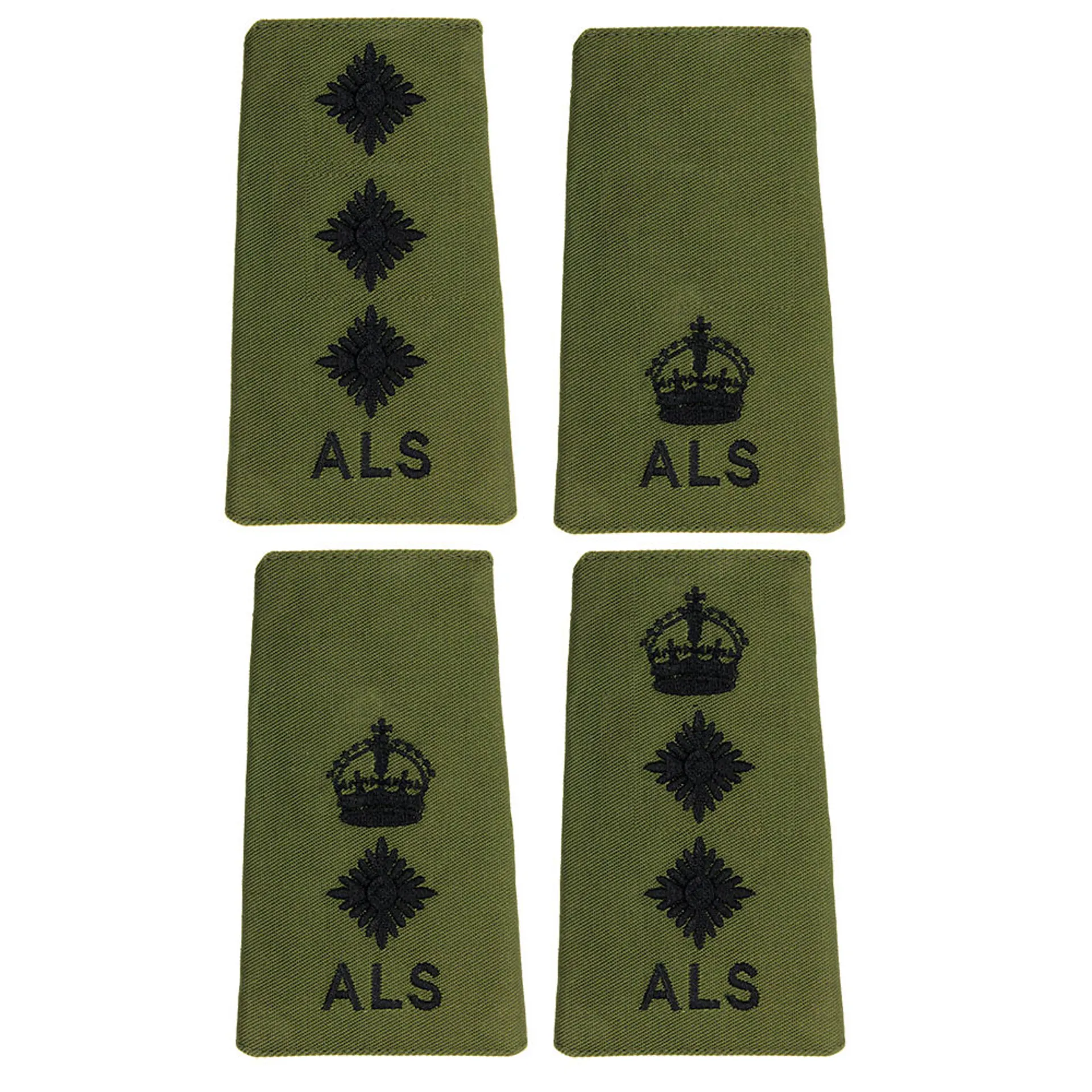 ALS Olive Officers Rank Slides