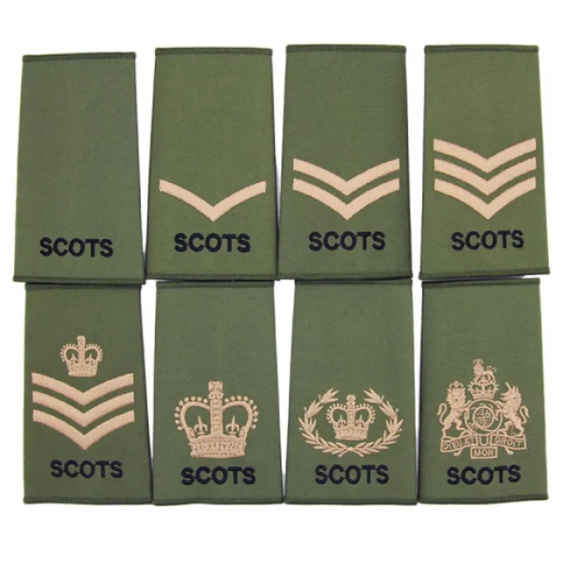 Royal Regiment of Scotland Rank Slides