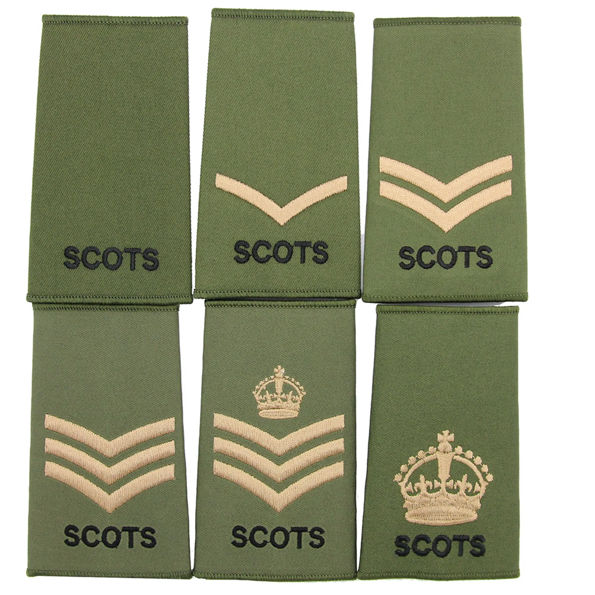 Royal Regiment of Scotland Rank Slides