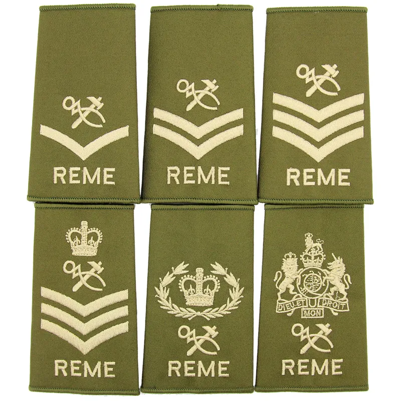 REME OD Artificer PCS Rank Slides