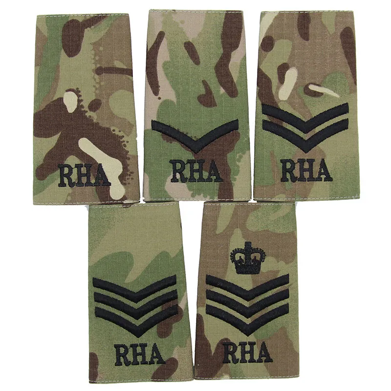 Royal Horse Artillery RHA MTP Rank Slides