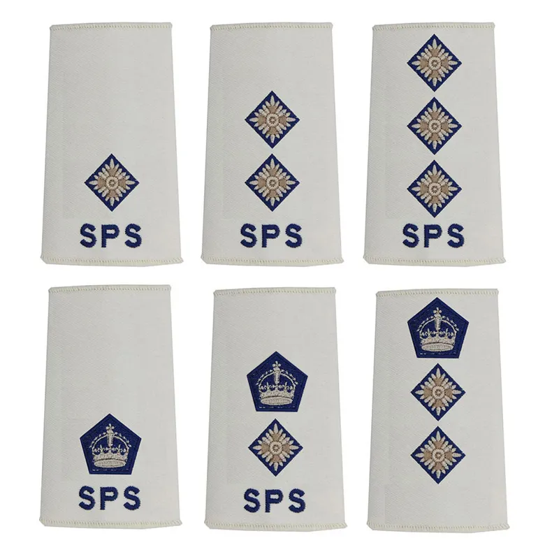 SPS White Officers Rank Slides