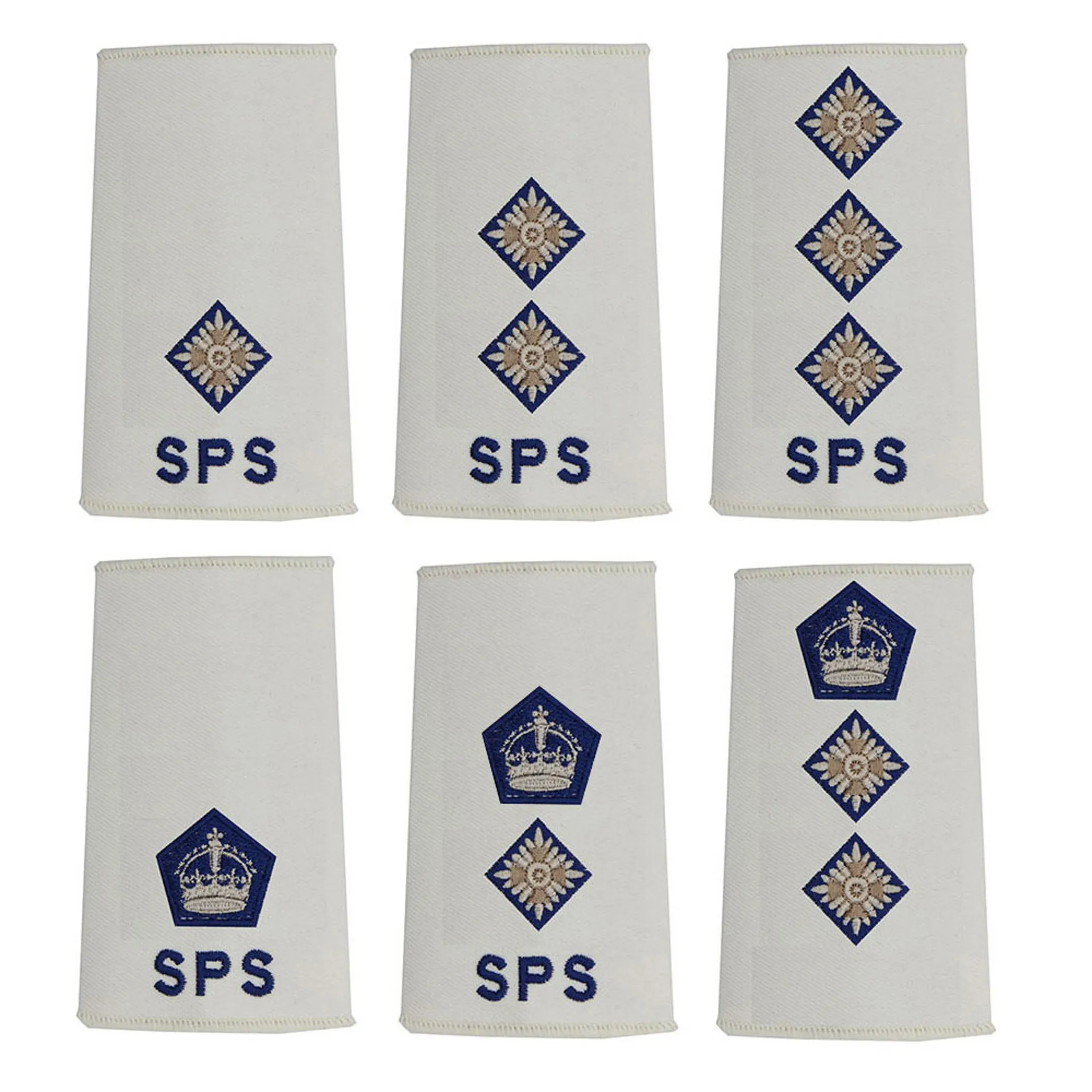 SPS White Officers Rank Slides