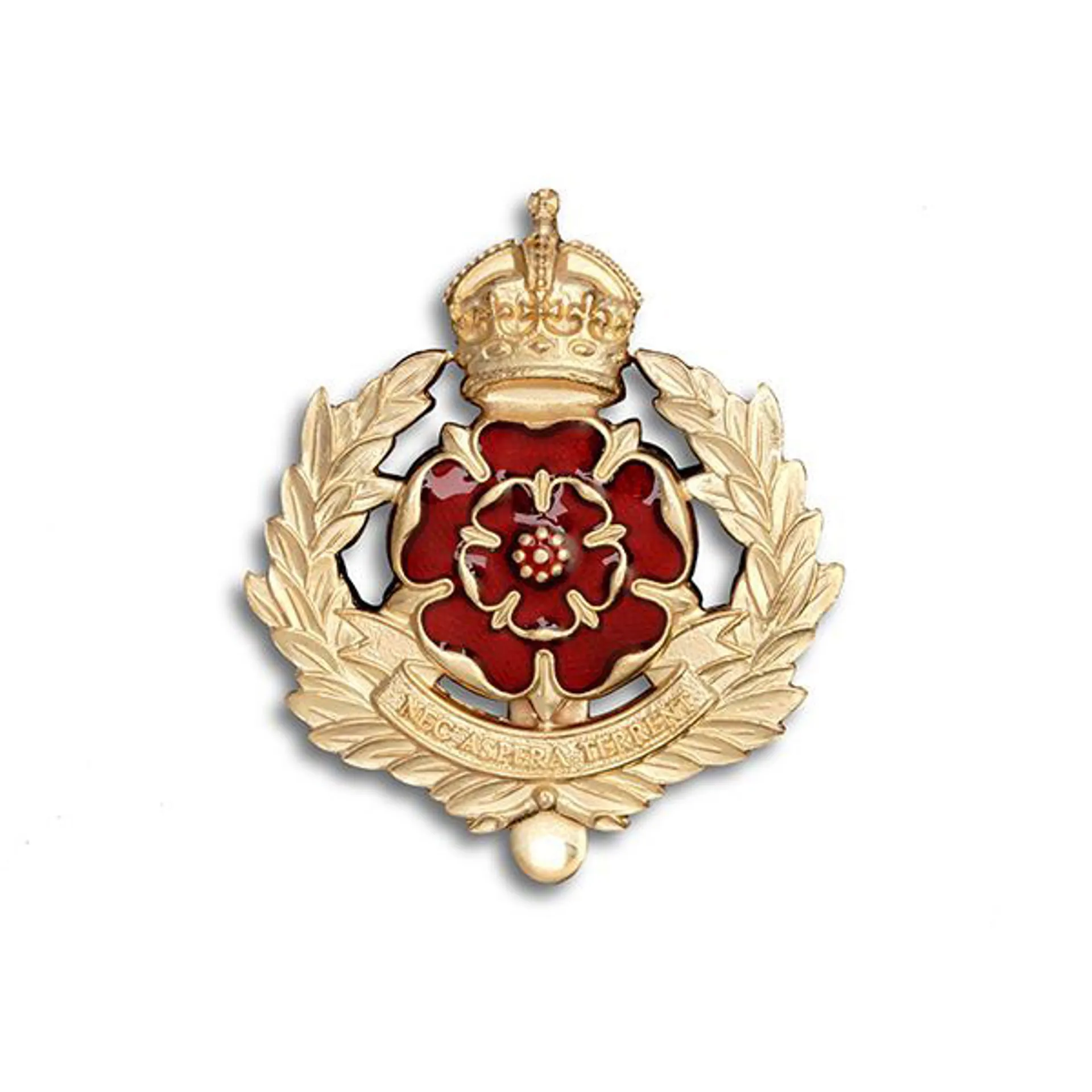 Duke of Lancaster Regiment Kings Crown Cap Badge